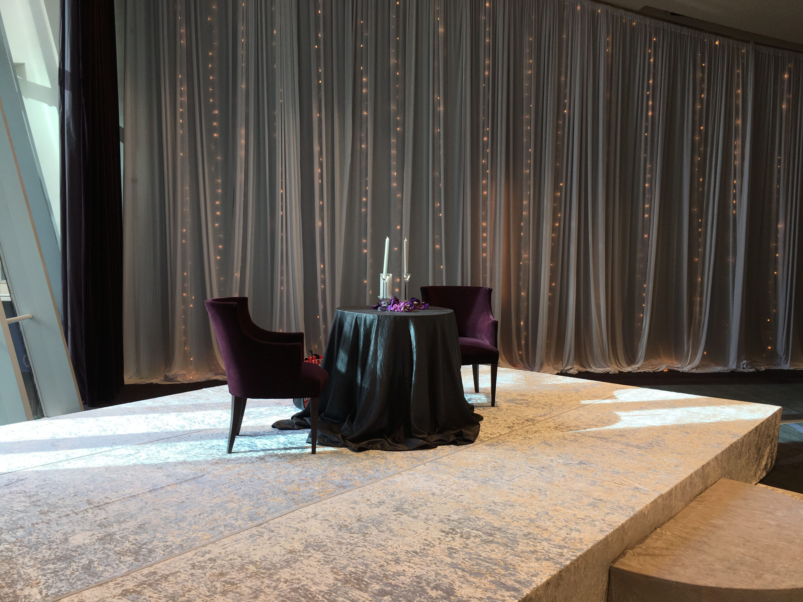 Fabric Backdrops - A Posh Production