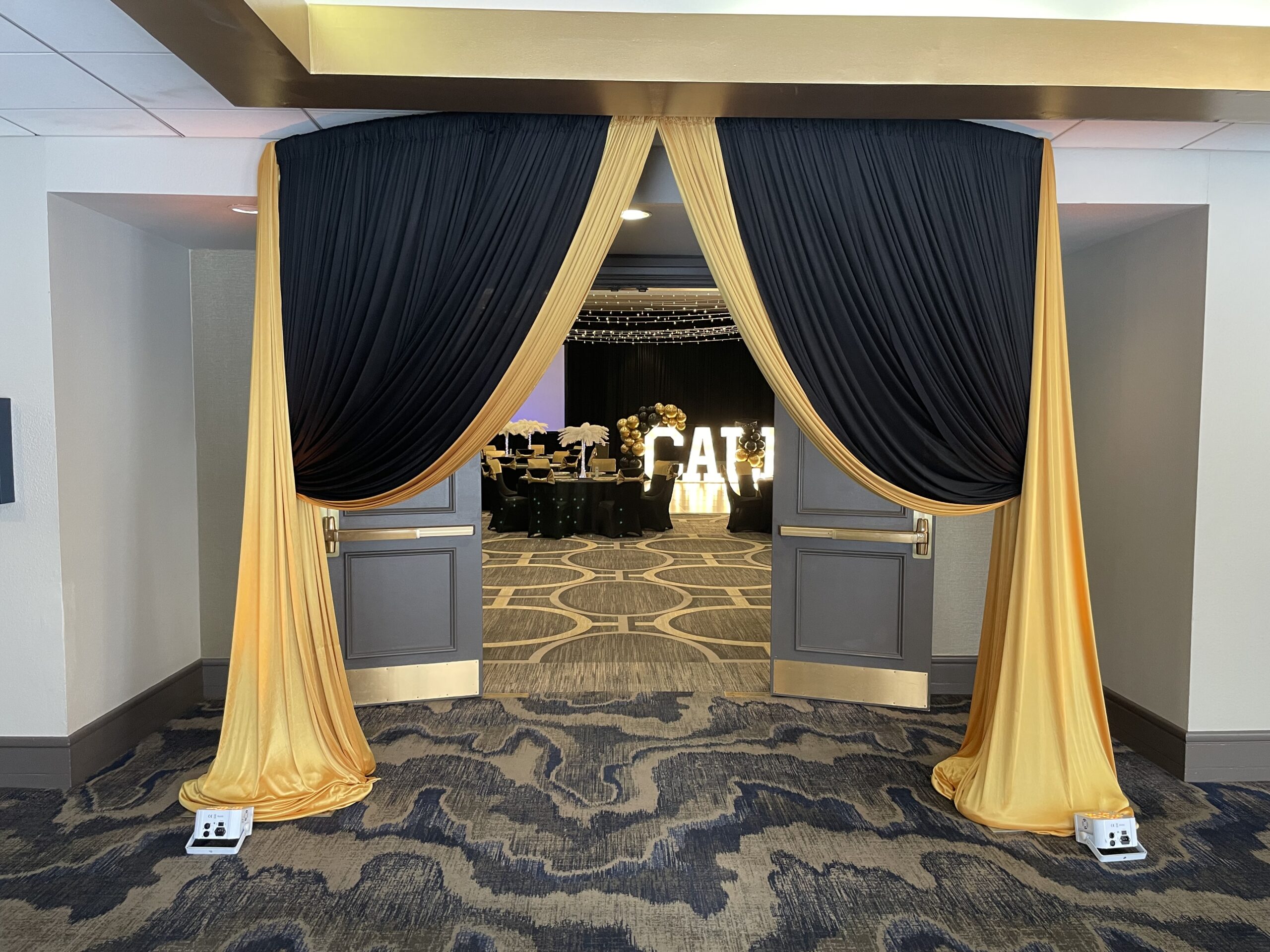 Fabric Backdrops - A Posh Production